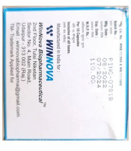 Panwin Dsr Rabeprazole 20mg And Domperodone 10mg At ₹ 110 Stripe In Hyderabad