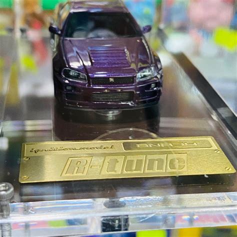 Ignition Model 164 Resin Model Car Nismo R34 Gt R R Tune Purple Ig