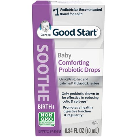 Gerber Good Start Soothe Comforting Probiotic Drops Dietary Supplement