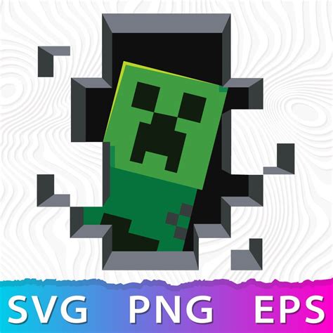 Minecraft Creeper Svg Raster Graphics Svg Design Svg