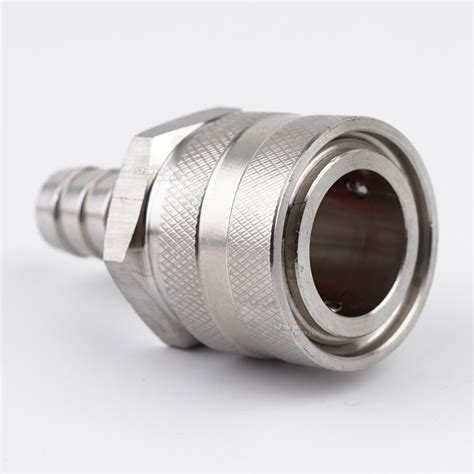 Stainless Steel Quick Disconnect Female Qd X 1 2 In Barb Shinehone