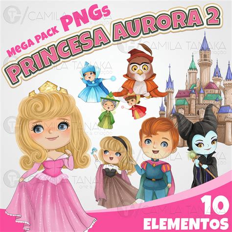 Kit Digital Png Princesas Disney Aurora 2 Pague 1 Leve 3 No Elo7