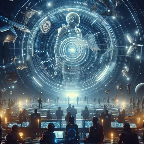 Science Fiction Awards A Futuristic Themed Event Celebrating Ach Stock