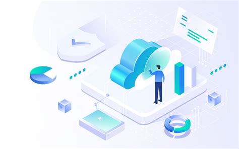 Premium Vector Internet Server Data Security Technology Isometric