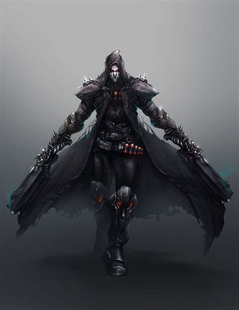 Hunter Overwatch Reaper Overwatch Fan Art Overwatch Wallpapers