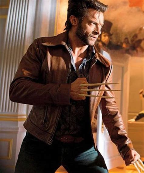 Deadpool And Wolverine Hugh Jackman Brown Leather Jacket