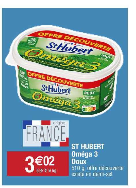 Promo St Hubert Oméga Doux chez Migros France iCatalogue fr