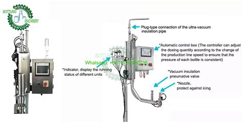 High Accuracy Liquid Nitrogen Filling Machine For Edible Oil