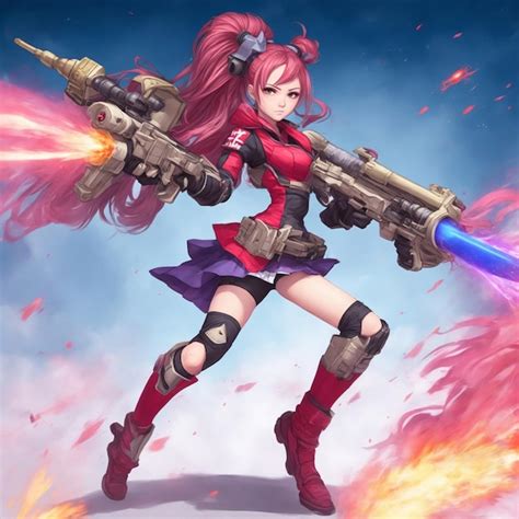 Premium Ai Image Fighter Girl
