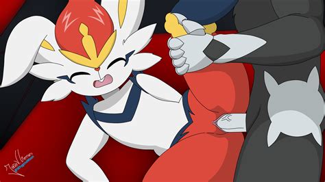 Rule 34 Absurd Res Anthro Cinderace Duo Faceless Anthro Faceless Character Faceless Male