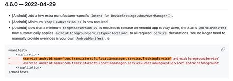 Manifest Merger Failed · Issue 1804 · Transistorsoftreact Native Background Geolocation · Github