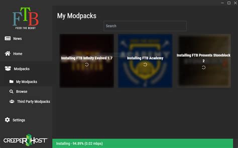 Bug Modpacks Not Finishing Install · Issue 114 · Ftbteamftb App