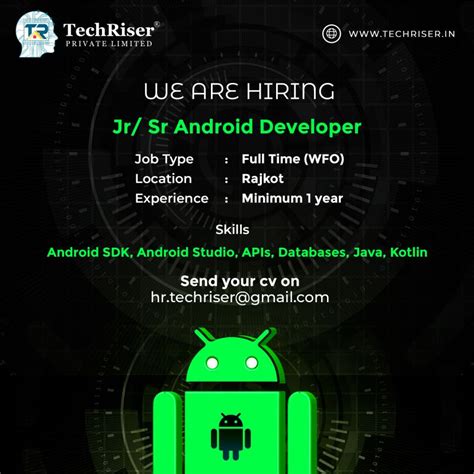shreya dhruv on linkedin hire hiringnow androiddeveloper android