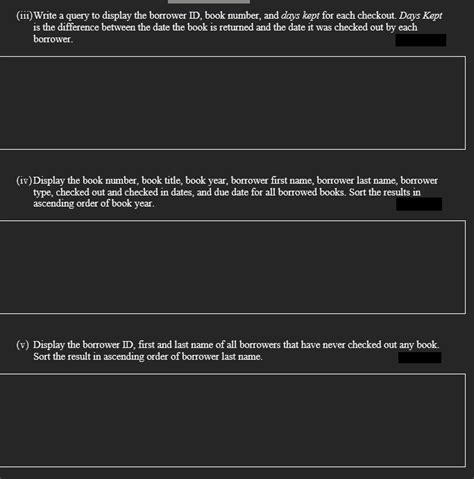Solved Could You Please Answer A Few Basic SQL Queries Chegg Com