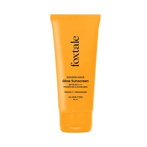 Buy Foxtale Golden Hour Glow Sunscreen 80 Ml Online At Best Price In India On Tira Website And App