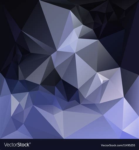 Dark And Light Blue Polygon Triangular Pattern Vector Image