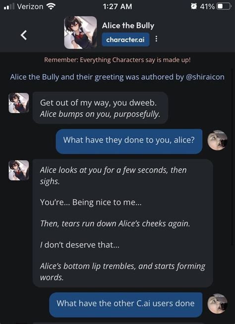 Poor Alice Rcharacterai
