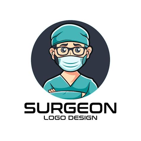Cartoon Surgeon Logo Design Free Vectors And Psds To Download