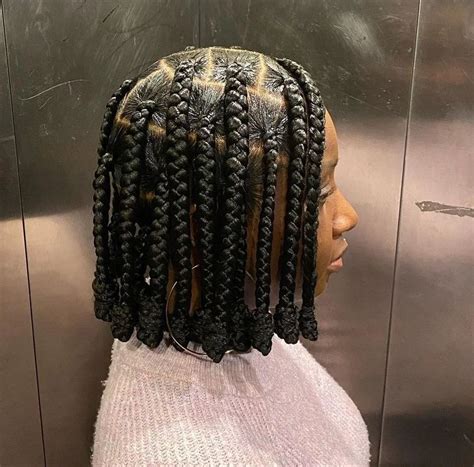 Short Knotless Box Braids That Look Good On Every Face Shape The