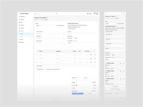 Templates Ant Design System For Figma
