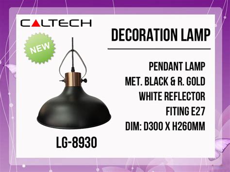 Lampu Gantung Pendant Lamp LG Caltech Caltech Electric