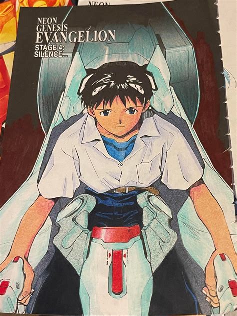 I Drew Unit 01 Eating Zeruel R Evangelion