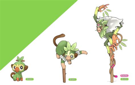 Grookey Evo Line By Namo19 On Deviantart