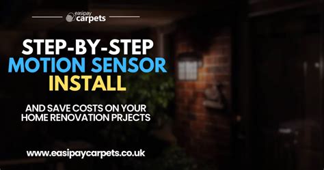 Step By Step Guide Installing A Motion Sensor Light For Security