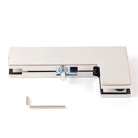 Glass Hardware Accessories 304 Stainless Steel Overhead Glass Door Patch Fitting L Shape Patch