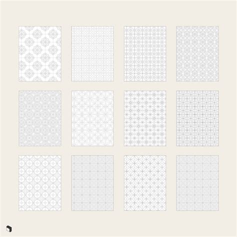 3d Model Revit Decorative Tile Patterns Toffu Co