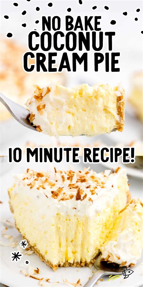 No Bake Coconut Cream Pie Spaceships And Laser Beams