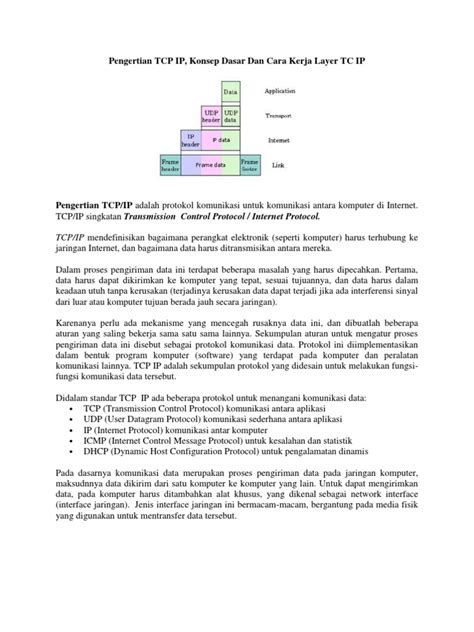 Pengertian Tcp Ip Pdf