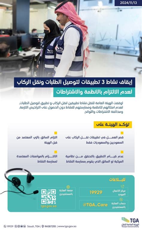 هيئة النقل تُوقف 3 تطبيقات عن مزاولتها لأنشطة النقل صحيفة مال