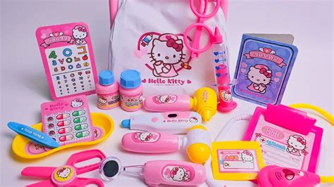 [🧸toy Asmr🧸] Hello Kitty Doctor Playset Satisfying Unboxing Toys Review 헬로키티 병원 주사 의사 장난감 놀이 세트