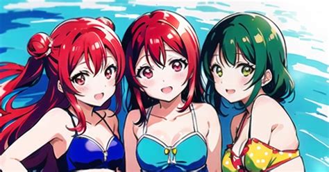 浦の星女学院1年生 浦の星女学院1年生（2） Sakura7471のイラスト Pixiv