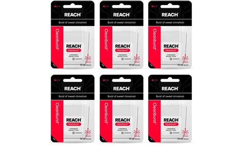 Up To 29 Off On Reach Cleanburst Waxed Dental Groupon Goods