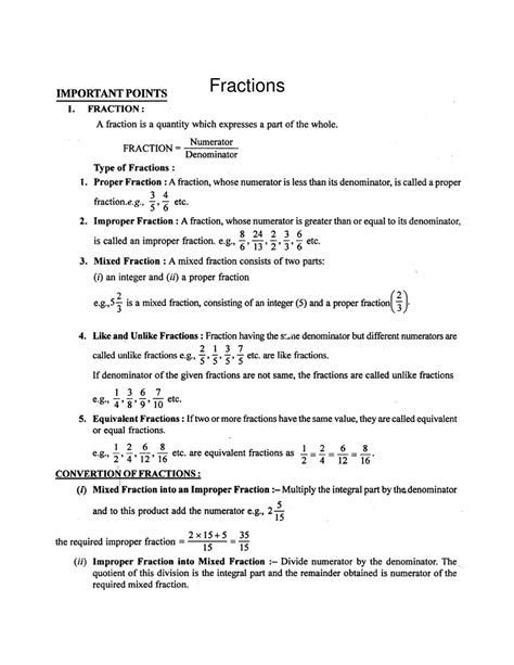 Fractions Notes Ncertbooksolutions Ncertbooksolutions Exercise 14 A Question 1 For Each