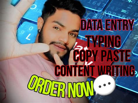 Do Data Entry Data Entry Typing Work Jobcopy Paste And Excel Data