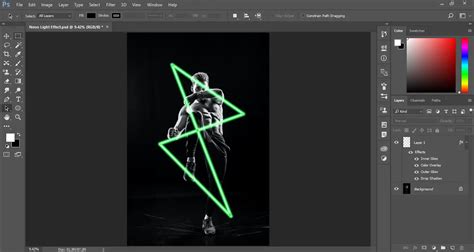 Neon Light Effect In Photoshop Adobe Tutorial