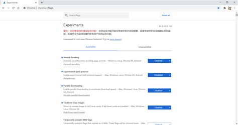 chrome实验室 —— 打开chrome隐藏功能 sereinblog