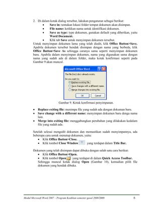 Microsoft Word2007 PDF