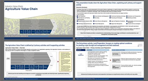 Agriculture Value Chain Ppt Slide Deck