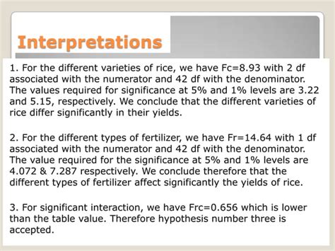 Anova 2 Way Classification Pptx