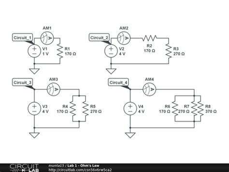 Lab Exercise Part CircuitLab