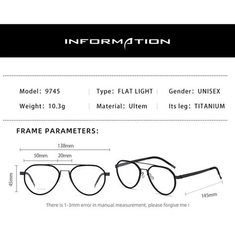 Reven Jate 9745 Optical Pure Titanium Round Frame Prescription
