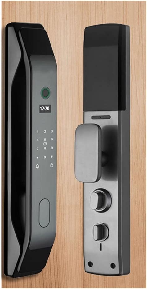 Jp 3d 顔認識スマートロック赤外線センサーパスワードドアロックカメラ指紋電子ドアロックスマートのぞき穴 Color