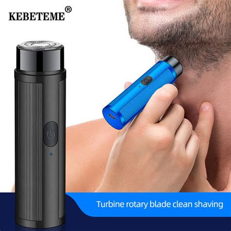 Kebeteme Mens Mini Electric Shaver Automatic Razor Trimmer Portable