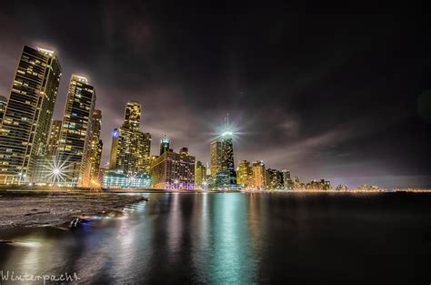 Chicago Nightscape Photograph By Raf Winterpacht Fine Art America