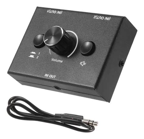 3 5mm audio switcher 2 input 1 output 1 input 2 output audi mercadolibre