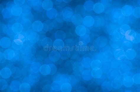 Blue Abstract Bokeh Background Stock Illustration Illustration Of